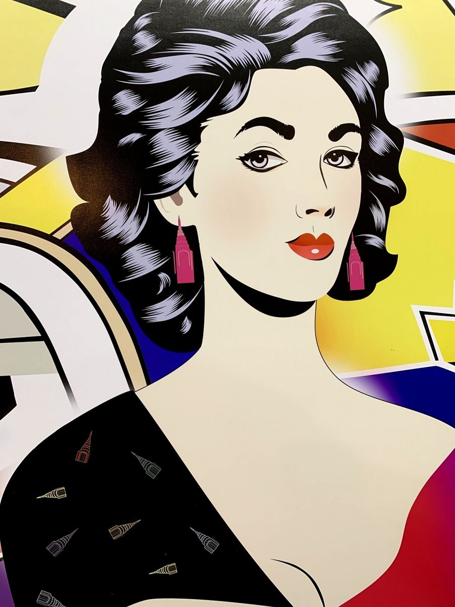 Danuta Dabrowska-Siemaszkiewicz, Elisabeth, 2000s, Screen Print & Paper for sale at Pamono