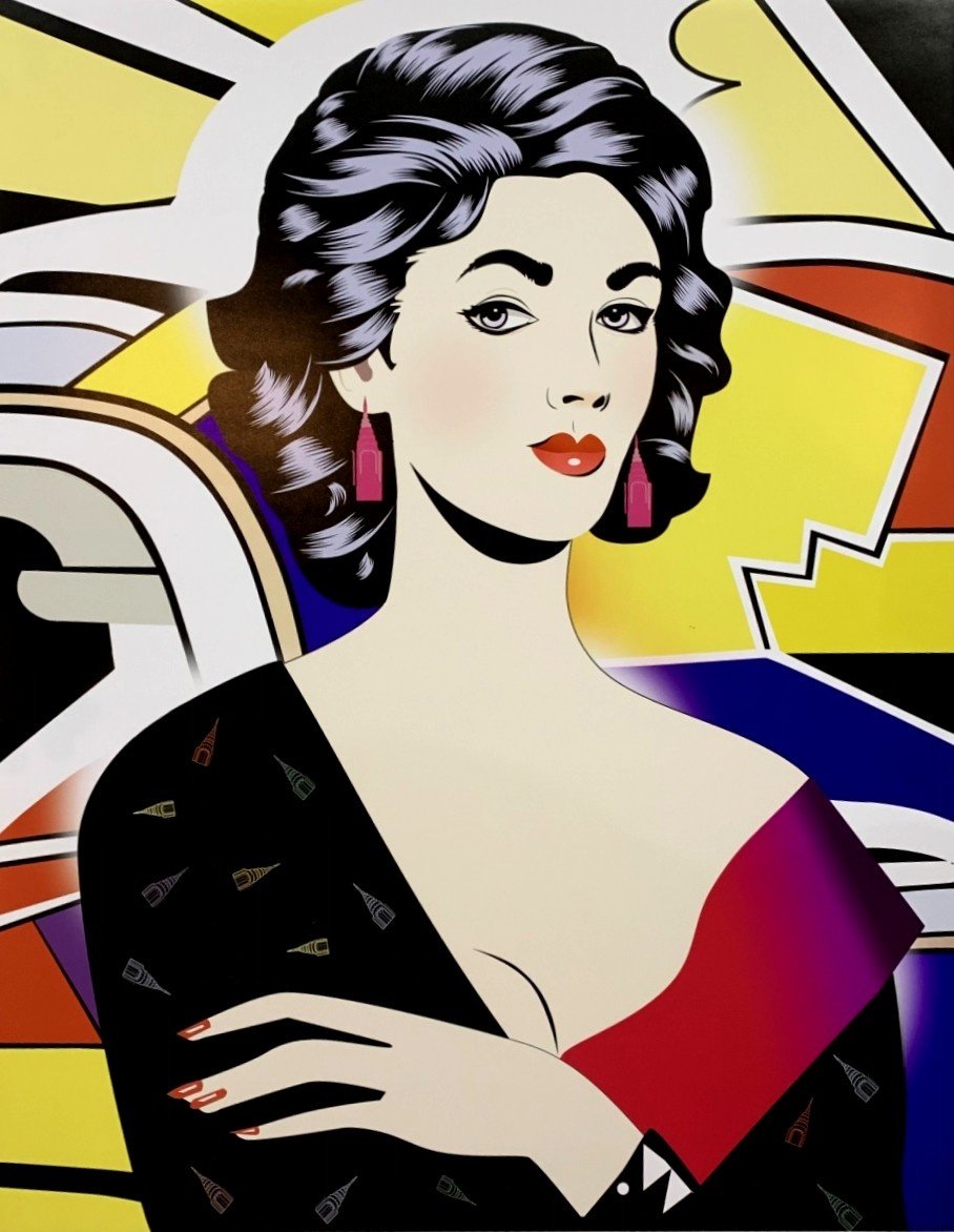 Danuta Dabrowska-Siemaszkiewicz, Elisabeth, 2000s, Screen Print & Paper for sale at Pamono