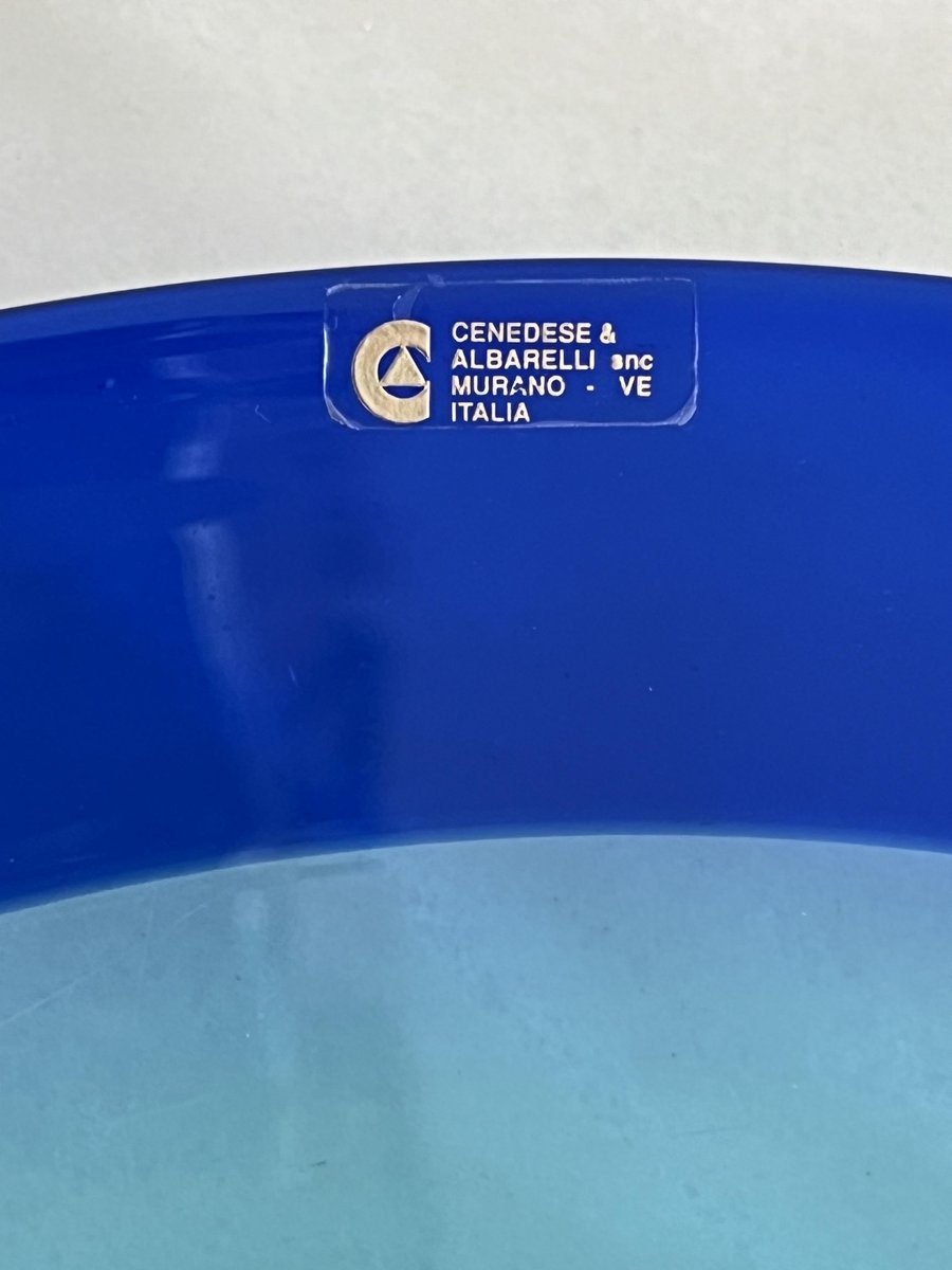 Large Murano Glass Centerpiece by Cenedese & Albarelli, 1970s for sale ...