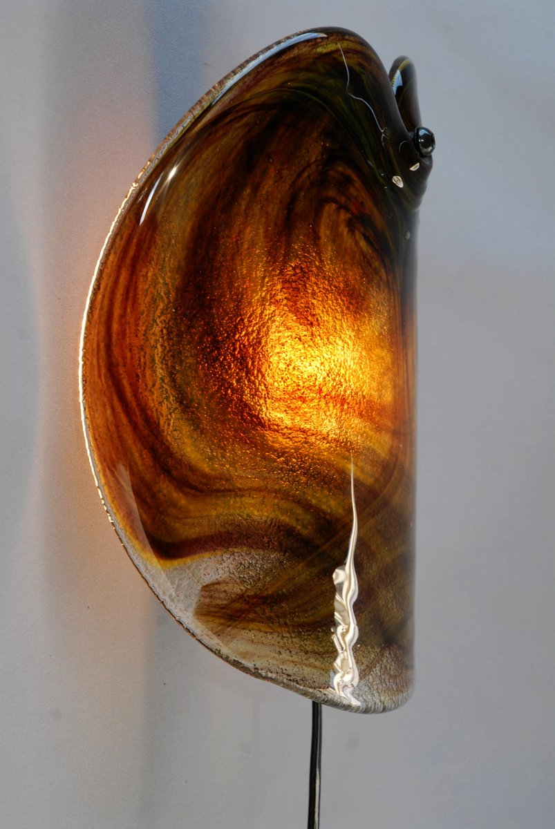 Glass Sconce by Per Lutken for Holmegaard, 1972 for sale at Pamono