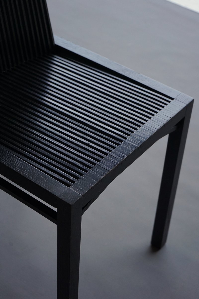 Slat Chair by Ruud Jan Kokke, 1980s for sale at Pamono