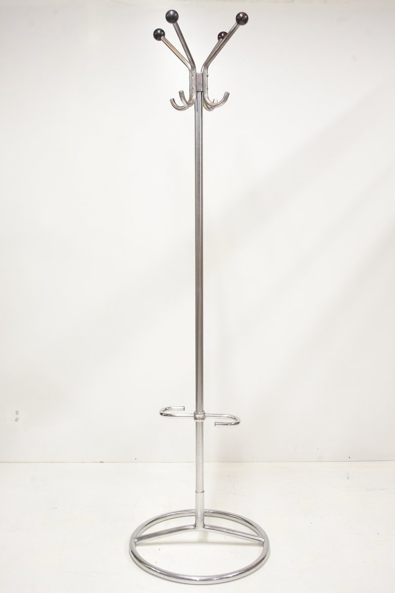 Bauhaus Style Chrome Tubular Coat Rack by Hynek Gottwald, 1940s for ...