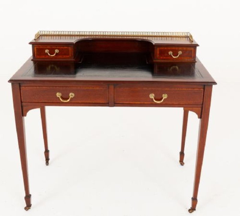 Antique Sheraton Revival Desk, 1890 for sale at Pamono