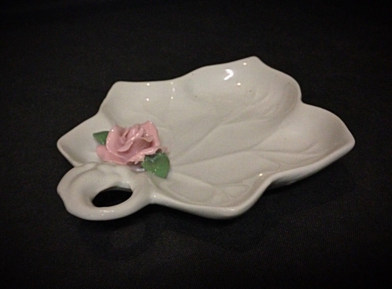 Ceramic Rose Trinket Dish, 1930s for sale at Pamono