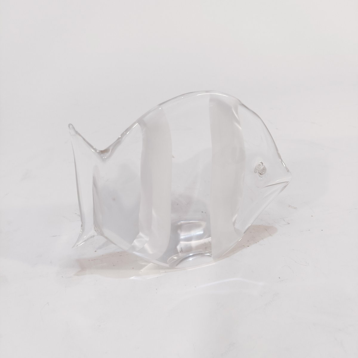 Murano Glass Fish Sculpture from Seguso, 1960s for sale at Pamono