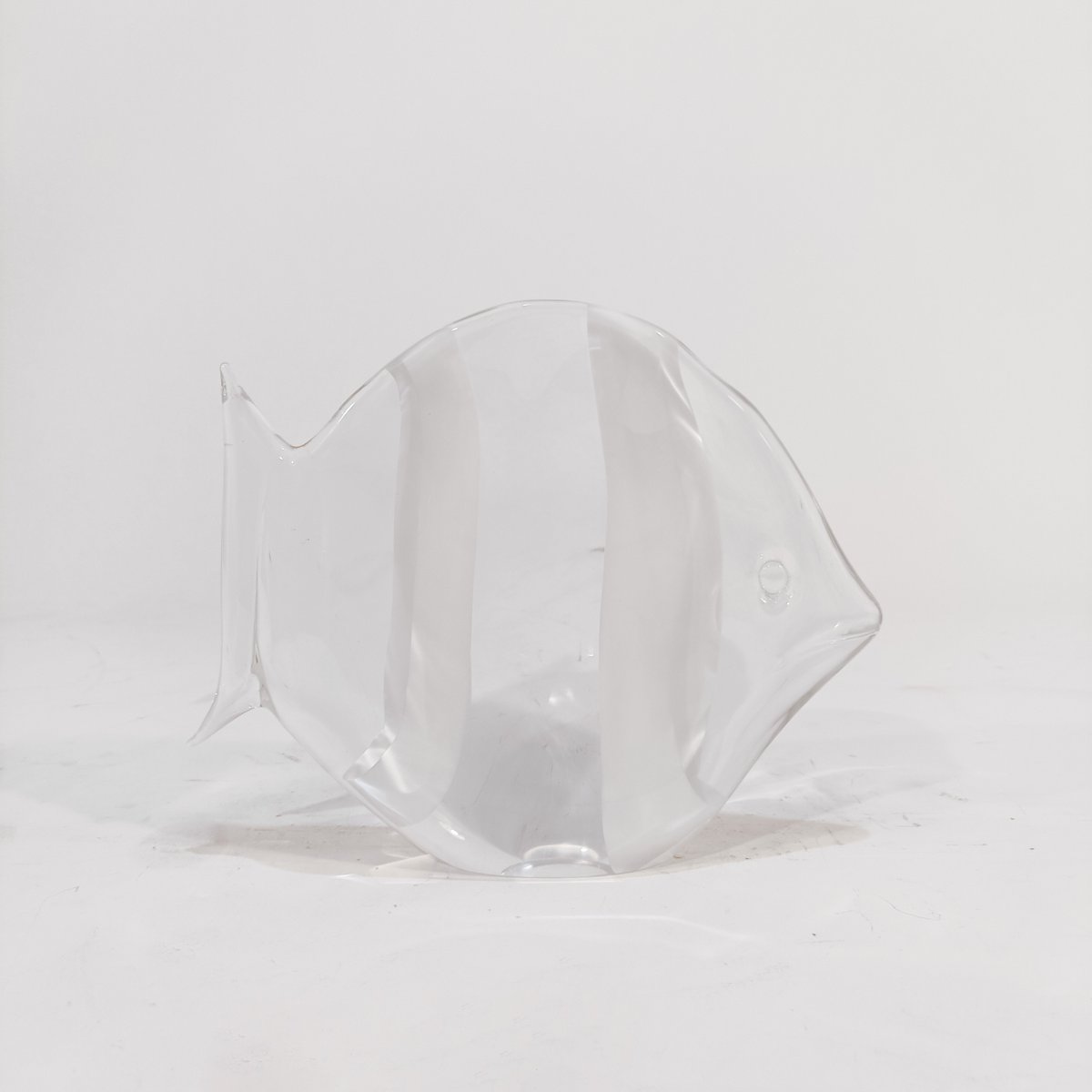 Murano Glass Fish Sculpture from Seguso, 1960s for sale at Pamono