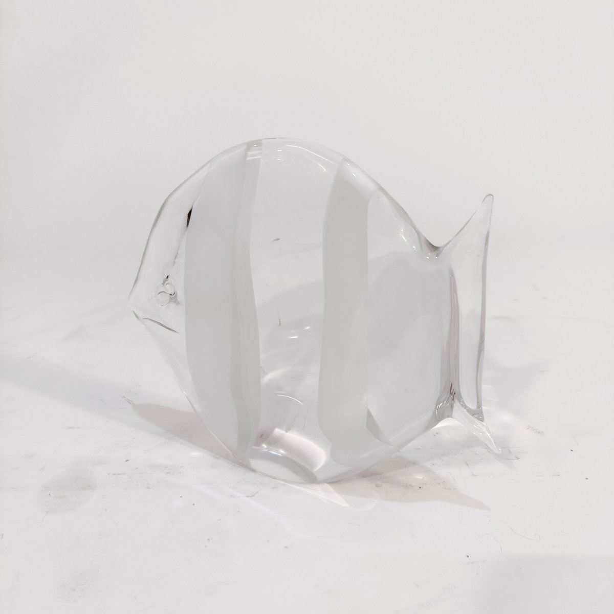 Murano Glass Fish Sculpture from Seguso, 1960s for sale at Pamono