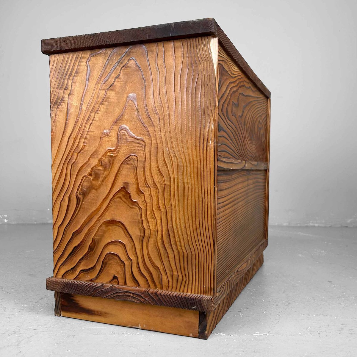 Yakusugi Jewelry Chest with Secret Drawer, 1970s for sale at Pamono