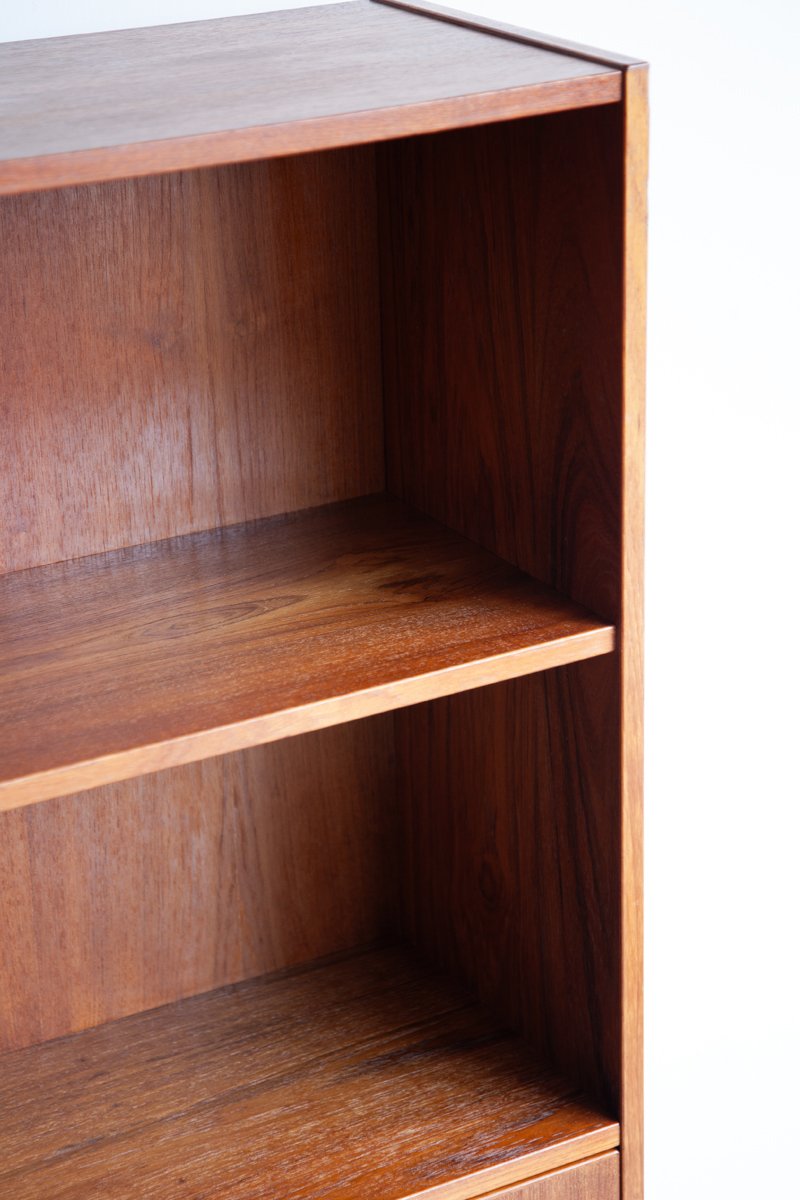 Vintage Danish Teak Bookcase, 1960s for sale at Pamono