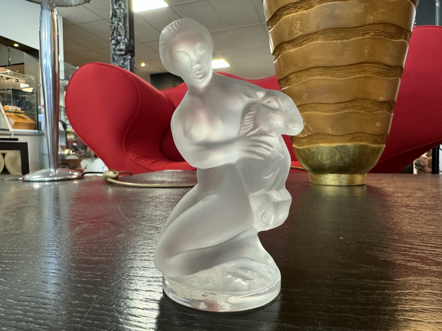 Greek Mythology Series Crystal Sculpture from Lalique France, 1960s for ...