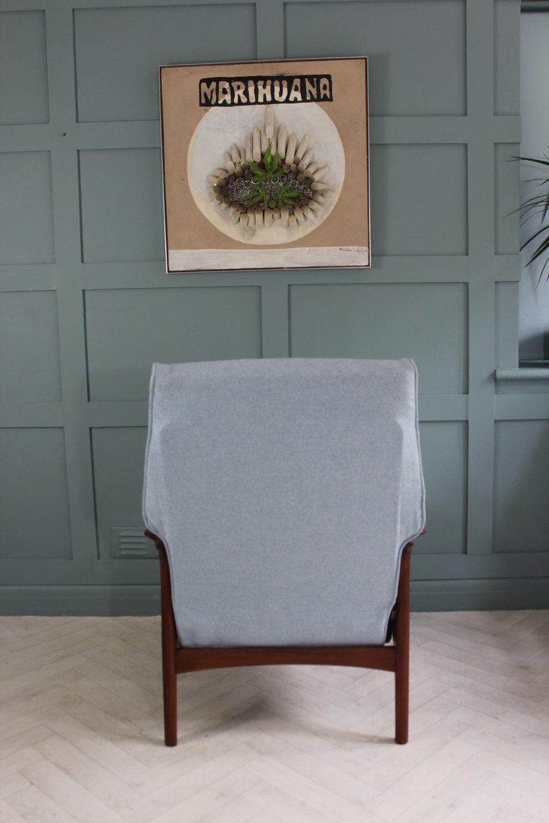 Mid-Century Danish Teak Armchair by Fred Lowen, 1960 for sale at Pamono