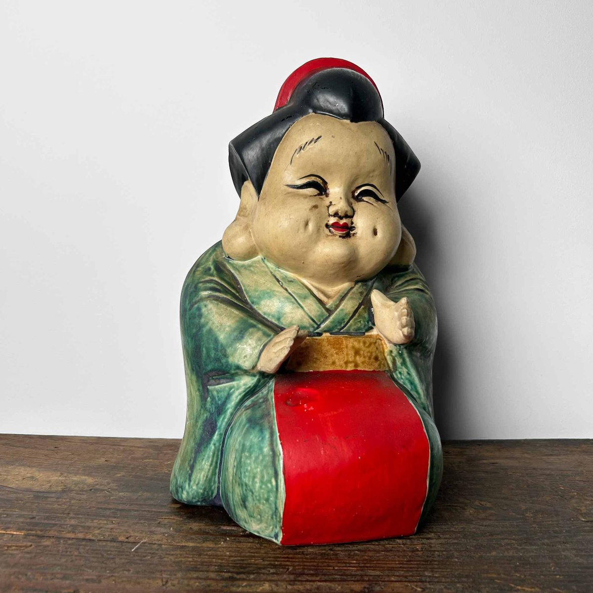 Vintage Japanese Figurines, 1950s, Set of 2 for sale at Pamono