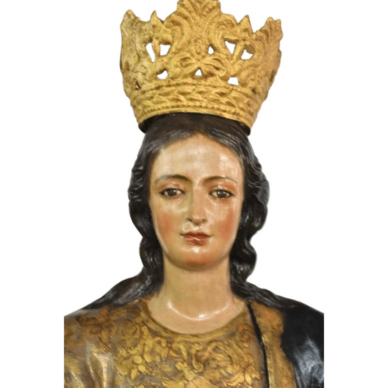 Wooden Sculpture with Fine Gold by Alonso Cano, Spain, 1800s for sale ...