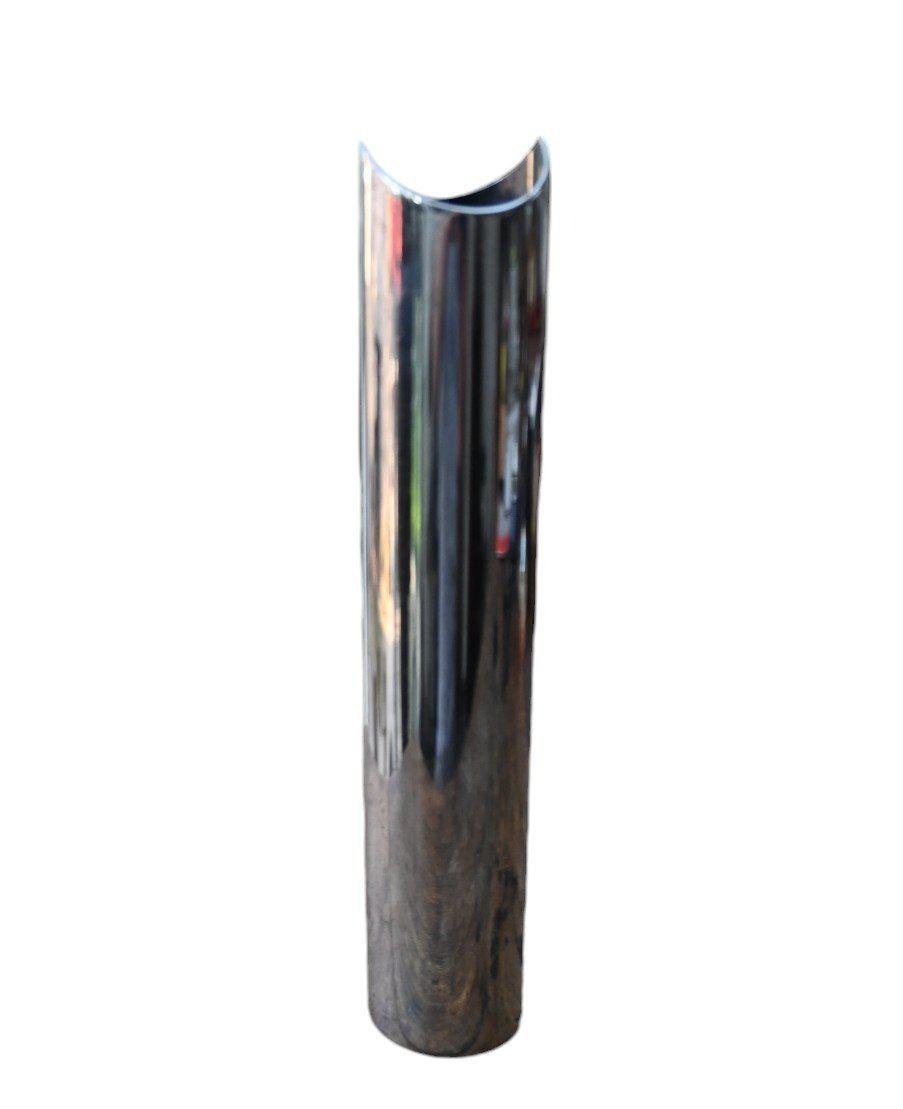 Silver Metal Vase by Christoph Widmann, Germany for sale at Pamono