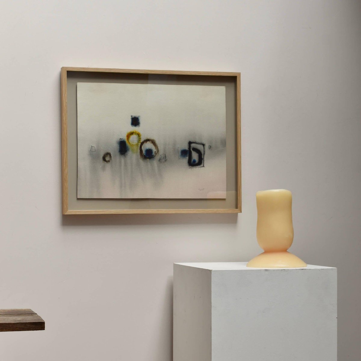 William Newcombe, 1890s, Glass & Oak & Paper, Framed for sale at Pamono