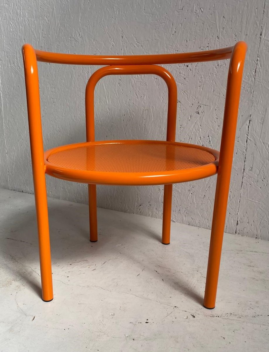Orange Locus Solus Armchairs by Gae Aulenti for Poltronova, 1960s, Set ...