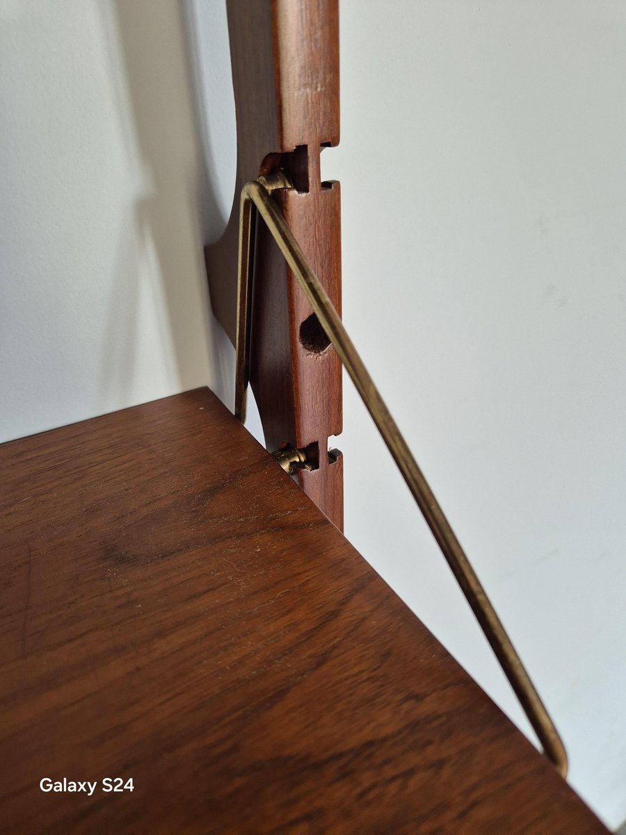 Ergo Wall Unit in Teak by Blindheim Møbelfabrikk, 1960s for sale at Pamono