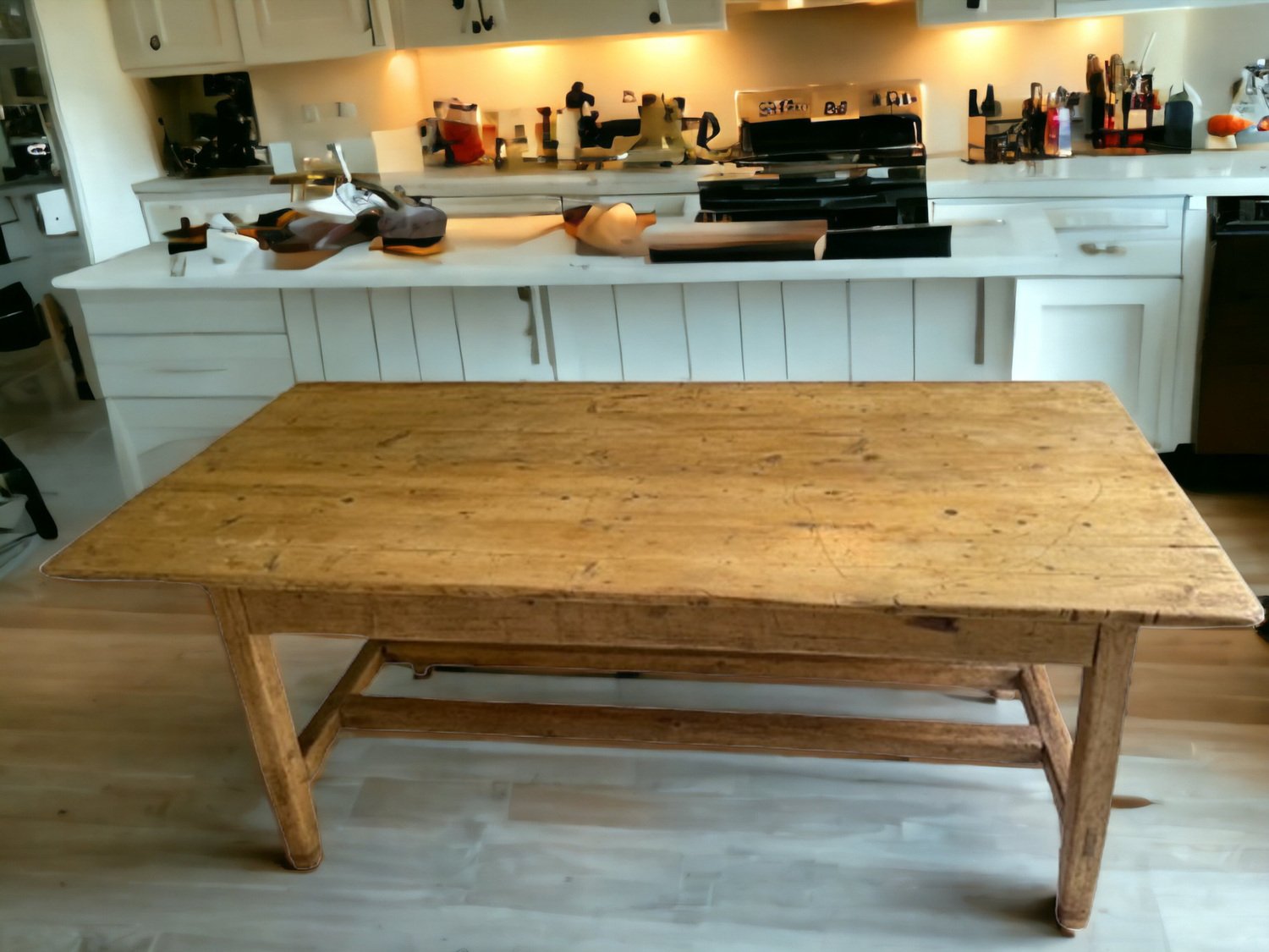 19th Century Irish Provincial Farmhouse Table for sale at Pamono