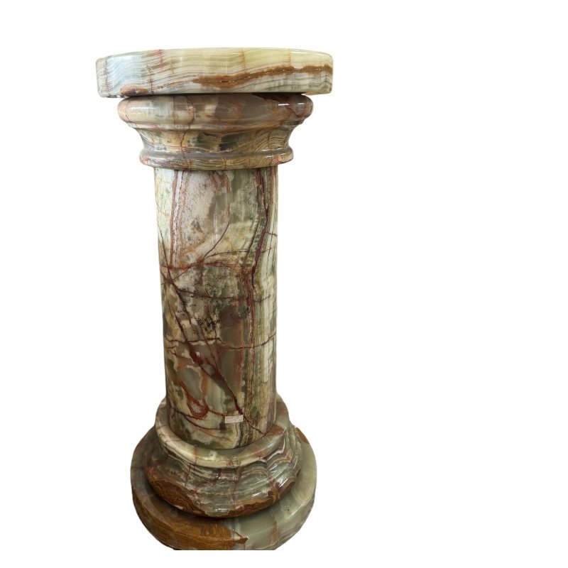 Antique Marble and Onyx Columns, Set of 2 for sale at Pamono
