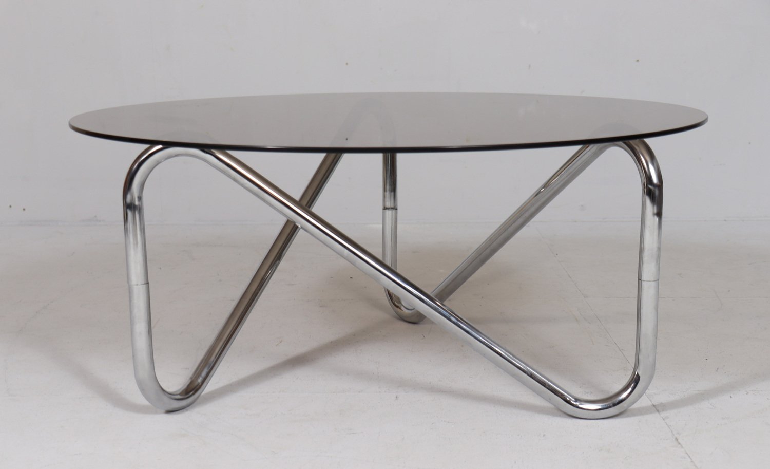 French Tubular Steel Coffee Table, 1970s for sale at Pamono