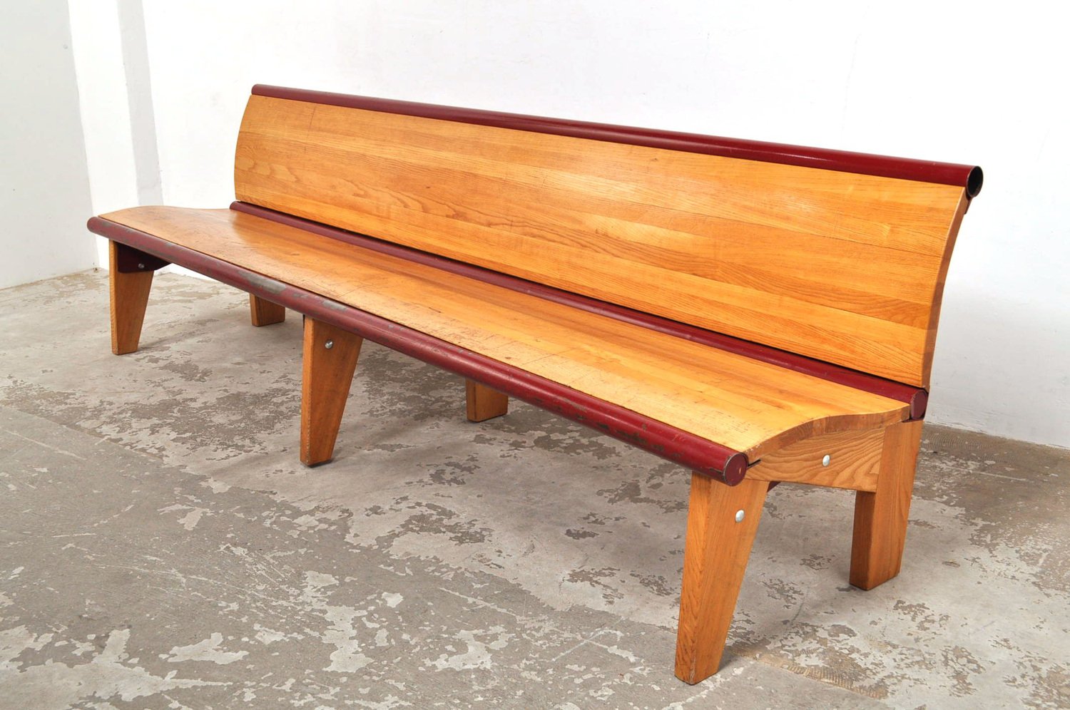 Vintage School Bench, 1950s for sale at Pamono