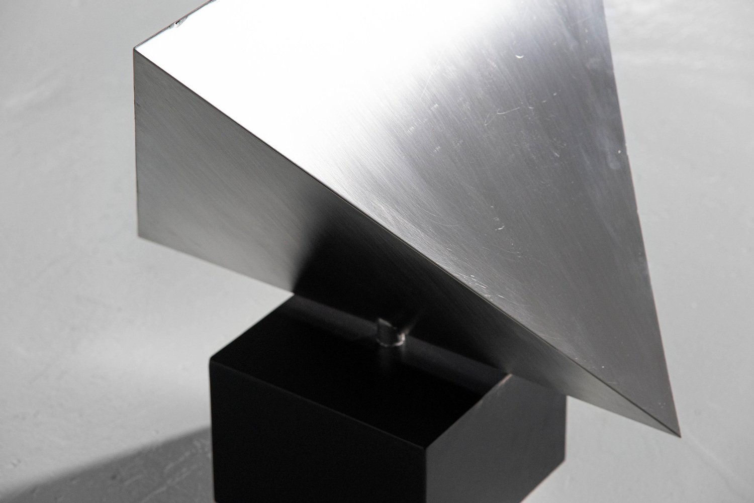 Pyramid Sculpture by Rudolf Wolf, 1975 for sale at Pamono