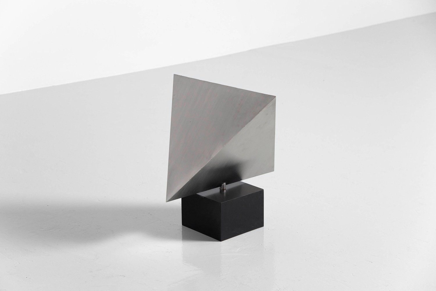 Pyramid Sculpture by Rudolf Wolf, 1975 for sale at Pamono