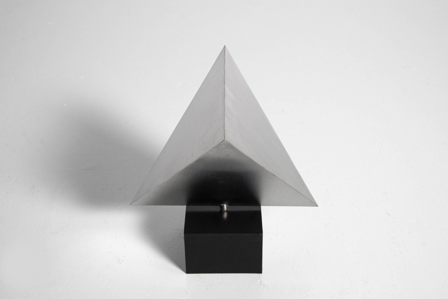 Pyramid Sculpture by Rudolf Wolf, 1975 for sale at Pamono