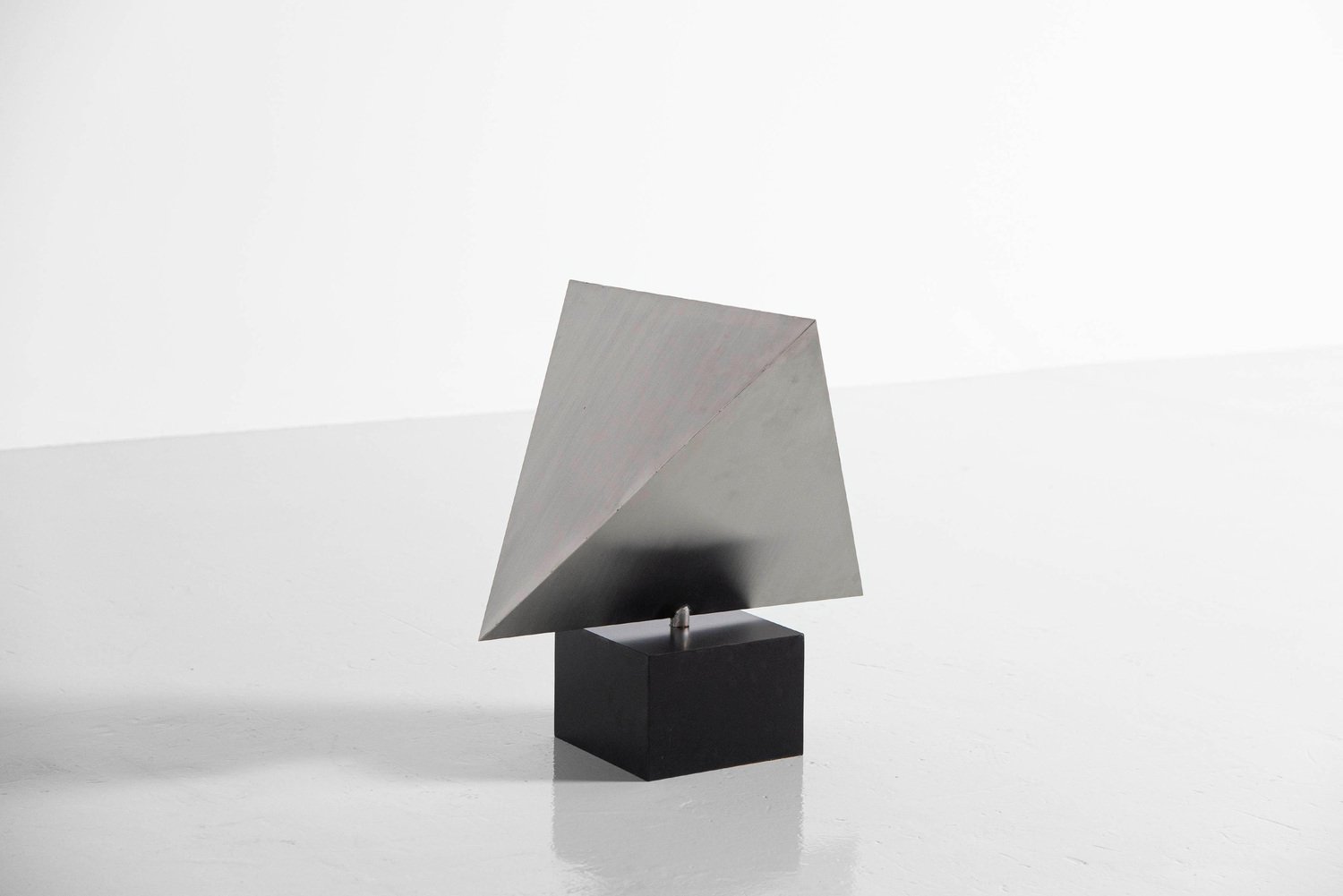 Pyramid Sculpture by Rudolf Wolf, 1975 for sale at Pamono