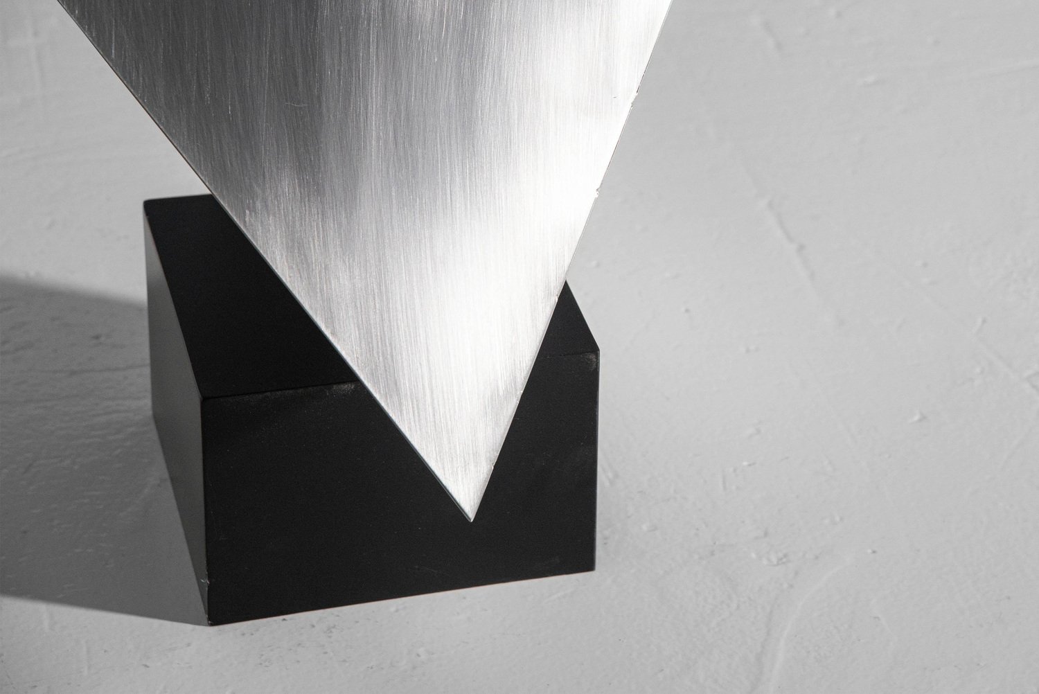 Pyramid Sculpture by Rudolf Wolf, 1975 for sale at Pamono