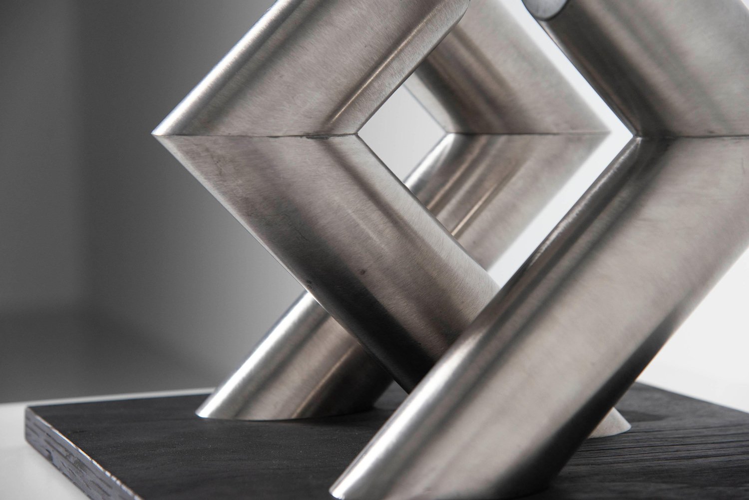 Abstract Tubes Sculpture by Rudolf Wolf, 1975 for sale at Pamono