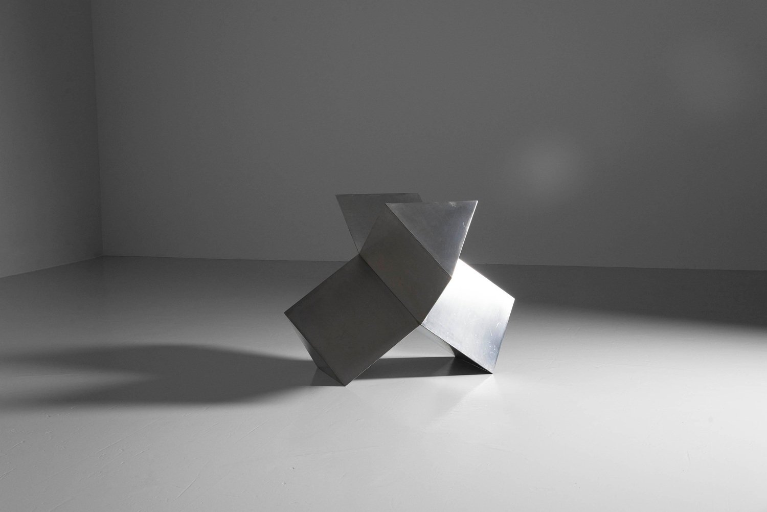 Large Geometric Sculpture by Rudolf Wolf, 1975 for sale at Pamono