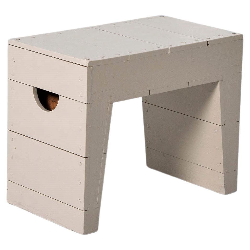 Vintage Dutch Stool by Jan De Jong, 1970 for sale at Pamono