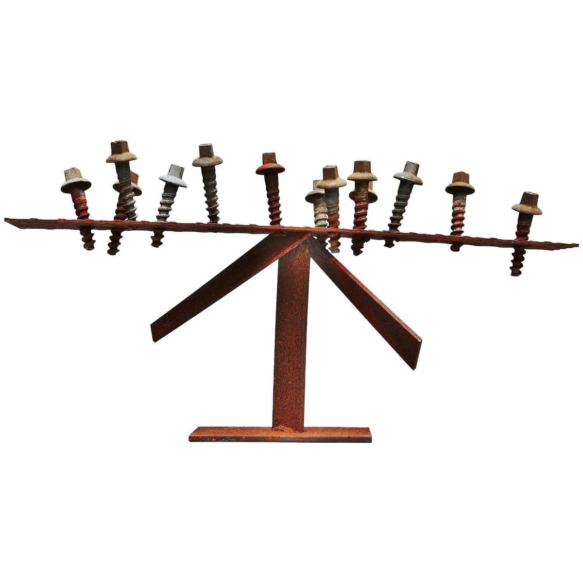 Abstract Modern Screws Sculpture by Theo Niermeijer, 1970 for sale at ...