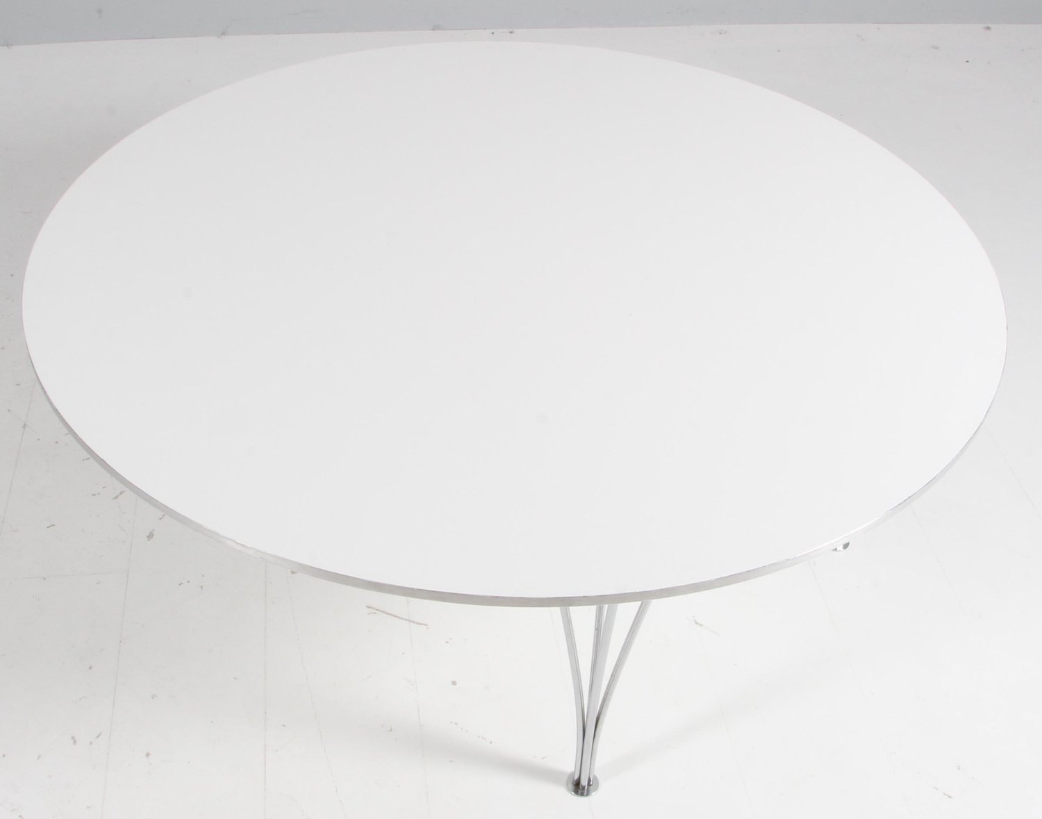 Round Coffee Table attributed to Piet Hein & Bruno Mathsson for Fritz ...