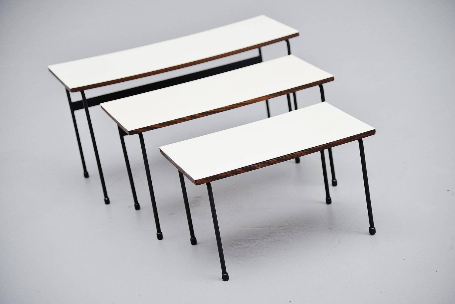Twello Nesting Tables attributed to Martin Visser for T Spectrum, 1956 ...