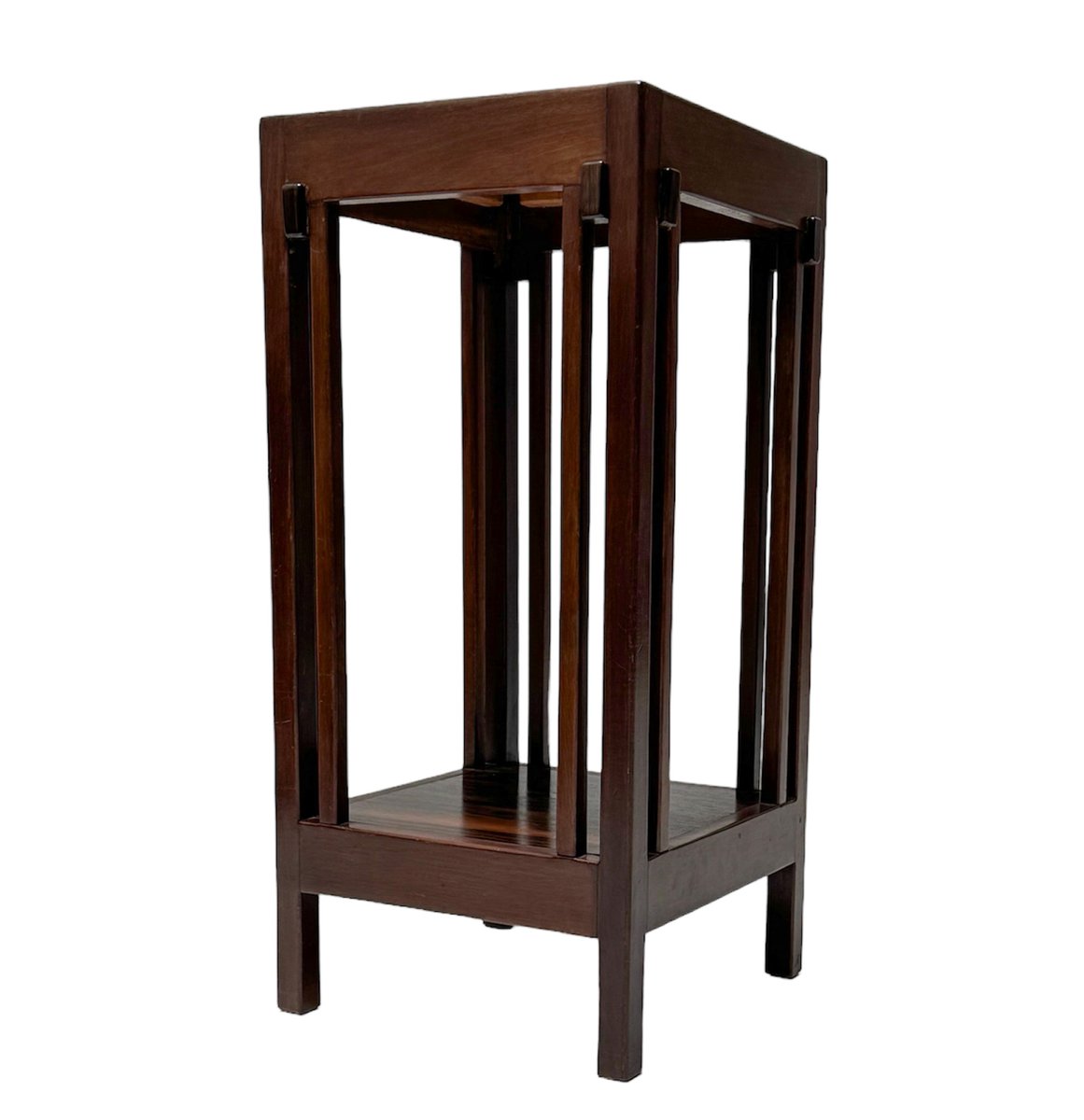 Art Deco Modernist Walnut Pedestal by Anton Lucas, 1920s for sale at Pamono