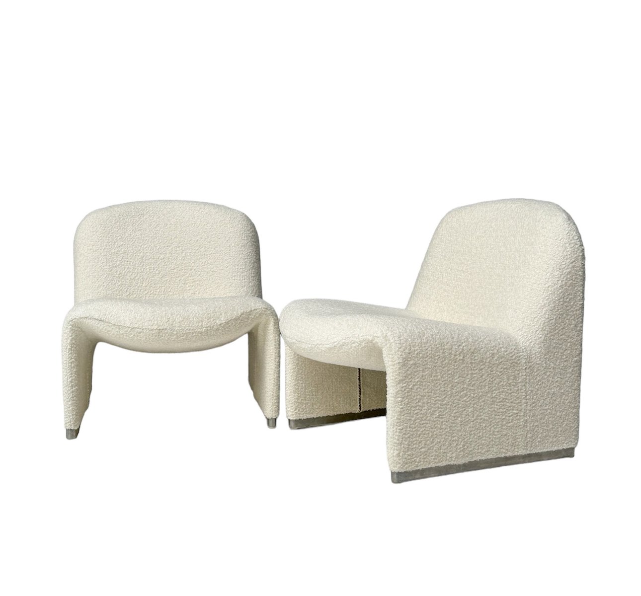 Mid-Century Modern Alky Sessel in Bouclé von Giancarlo Piretti von ...