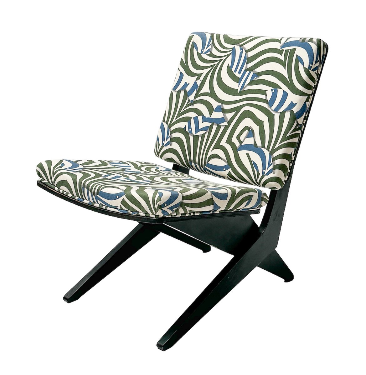 Mid-Century Modern Fb18 Scissor Chair by Jan Van Grunsven for Pastoe ...