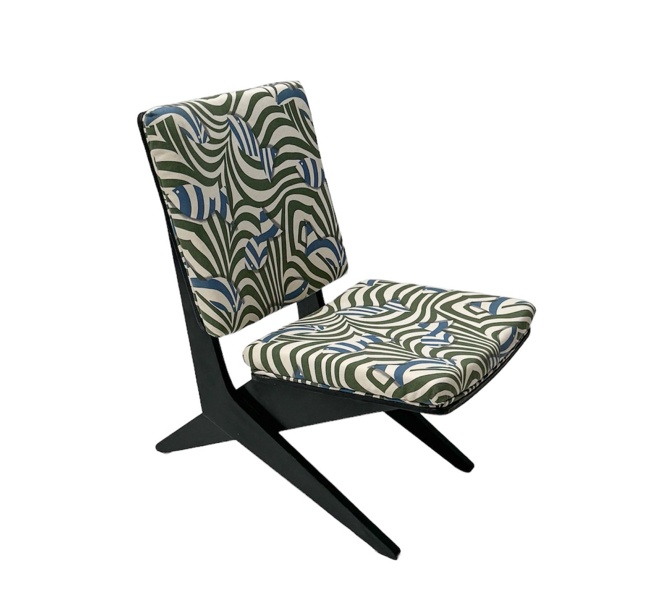 Mid-Century Modern Fb18 Scissor Chair by Jan Van Grunsven for Pastoe ...