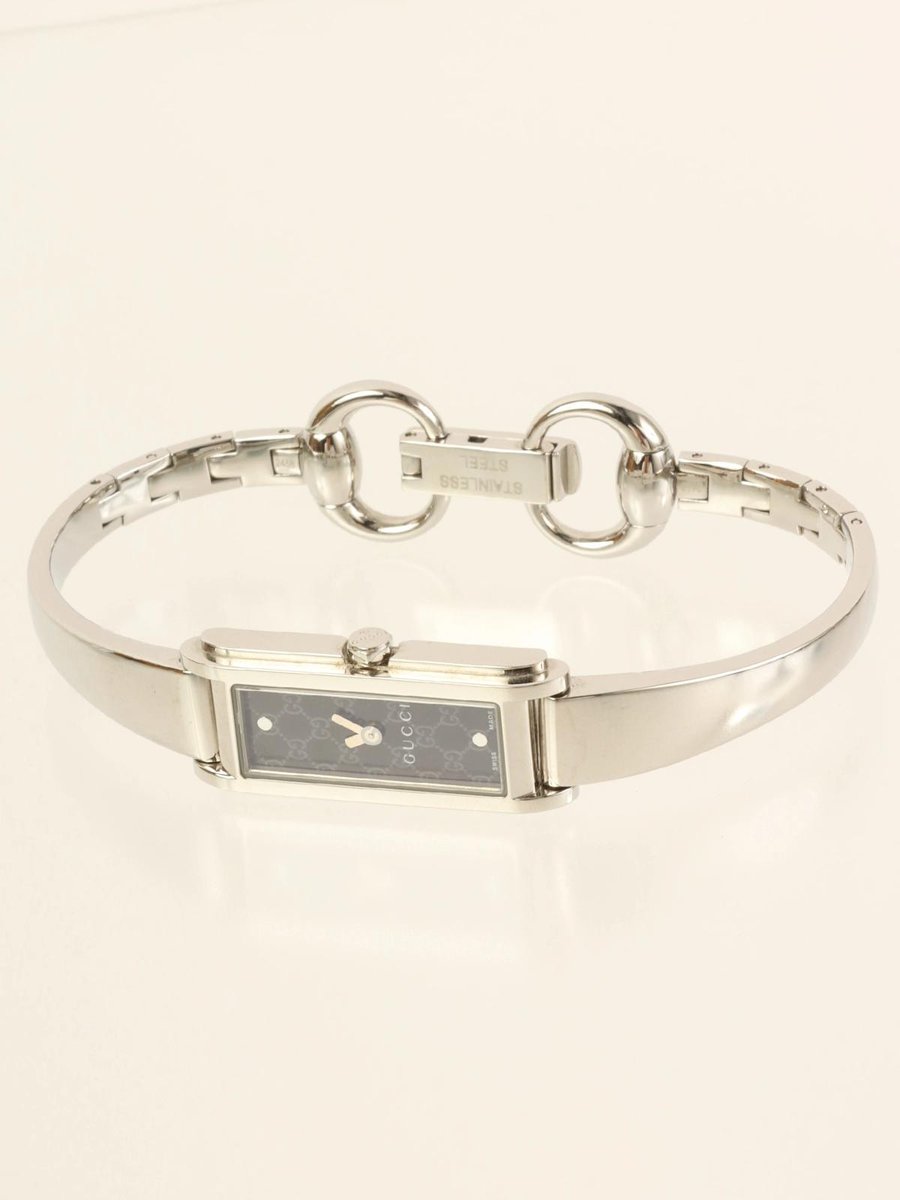 Rectangular Face Bangle Watch from Gucci for sale at Pamono