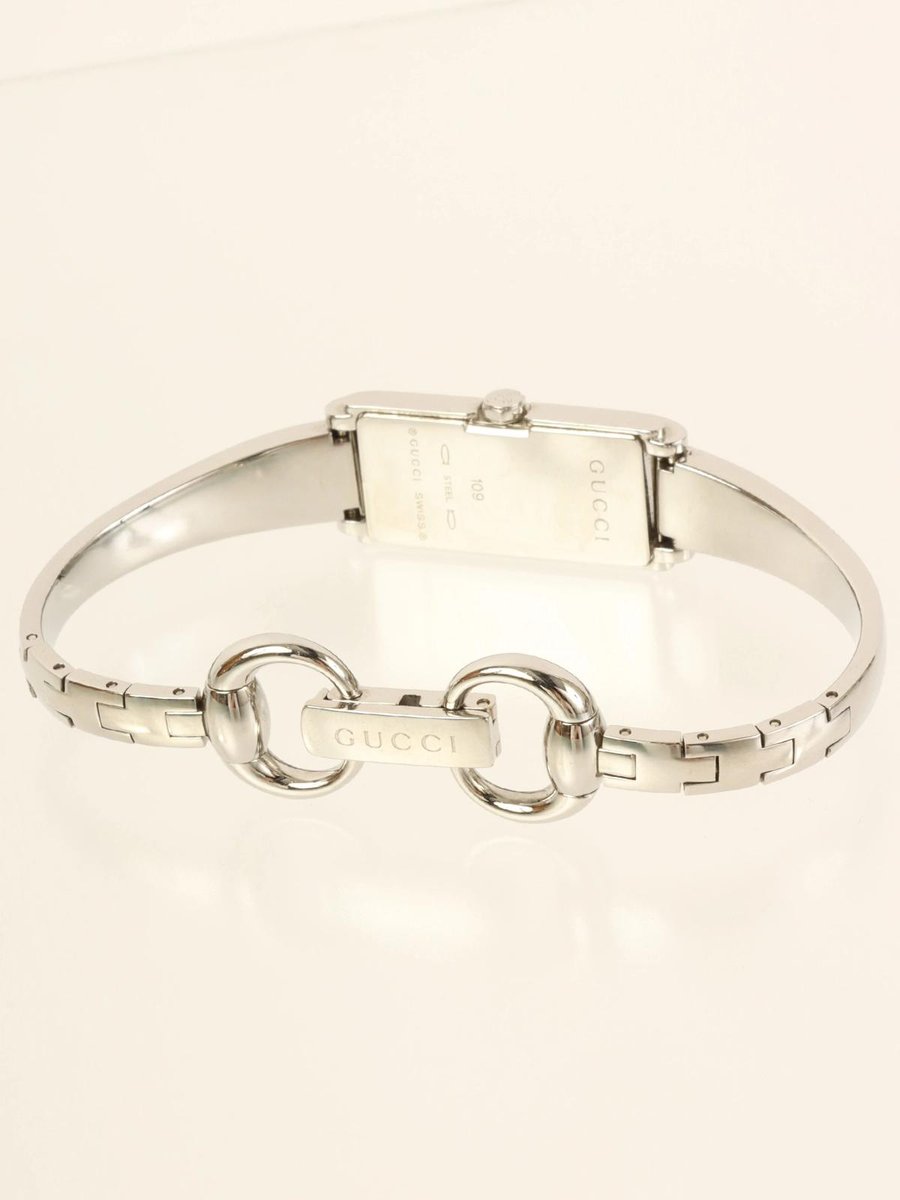 Rectangular Face Bangle Watch from Gucci for sale at Pamono