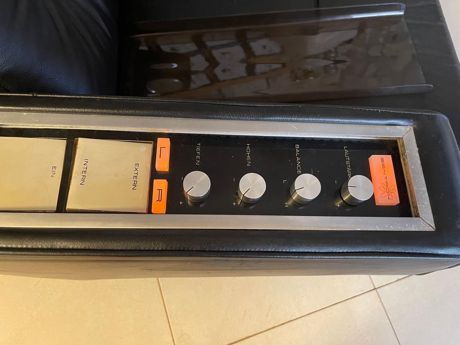 Set of Leo Movies Prototype Lounge Chairs with Audio Systems attributed ...