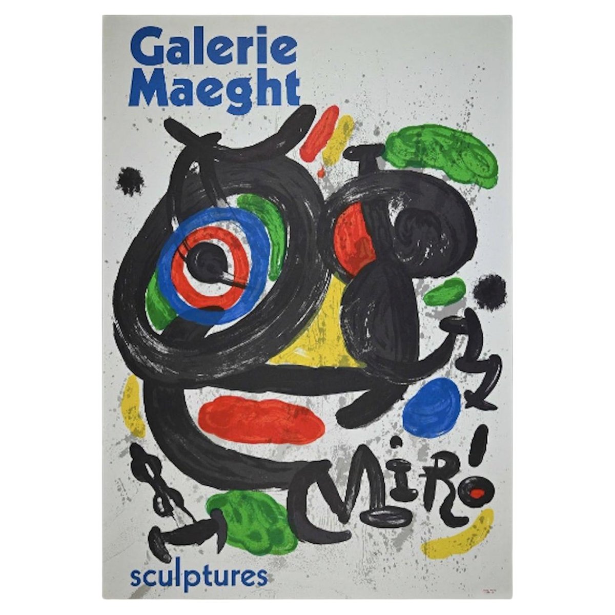 Sculptures Lithographic Poster by Joan Miro, France, 1970s for sale at ...