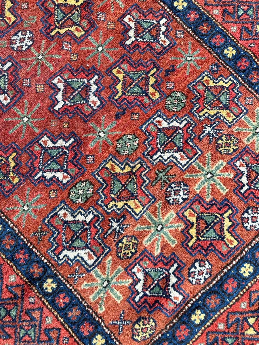 Antique Tribal Kurdish Rug, 1890s for sale at Pamono