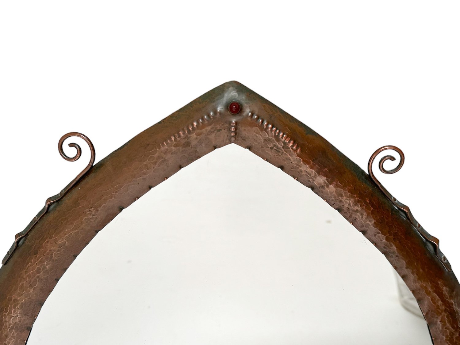 Art Deco Patinated Brass Amsterdamse School Mirror, 1920s for sale at ...