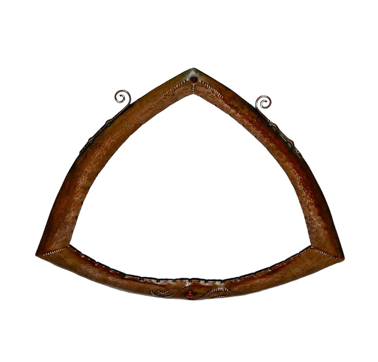 Art Deco Patinated Brass Amsterdamse School Mirror, 1920s for sale at ...