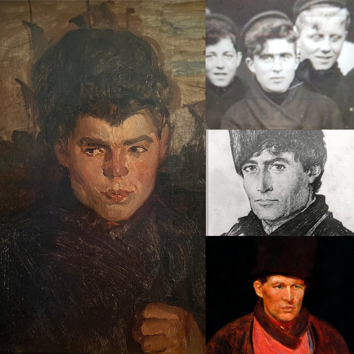 Nach Rudolf Gudden, Porträt von Evert 'Seek' Veerman, 1901, Öl auf Holz ...