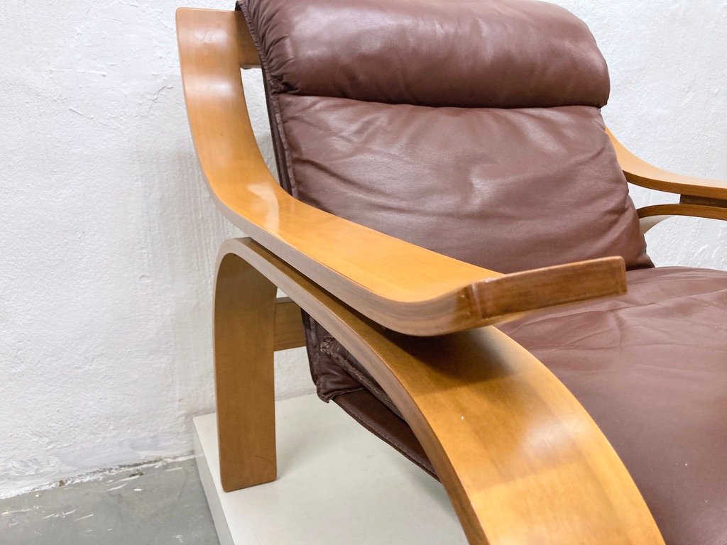 Woodline Lounge Chair by Marco Zanuso for Arflex, 1960s for sale at Pamono