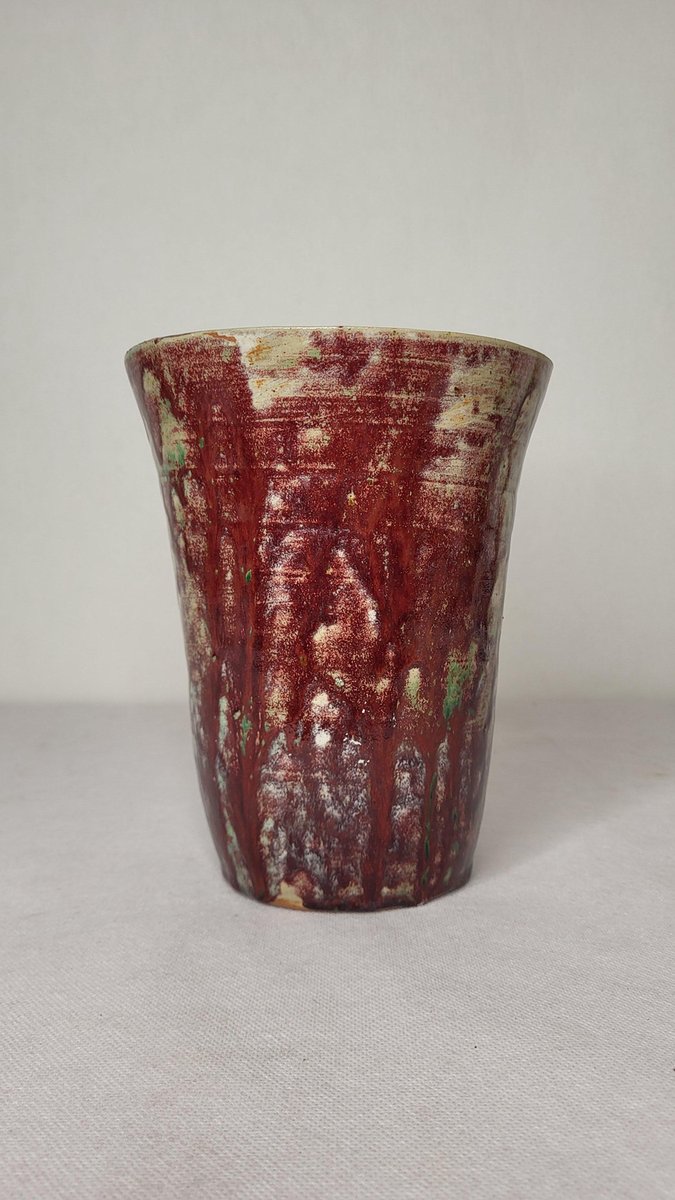 Stoneware Vase by Pierre Lion, 1950s for sale at Pamono